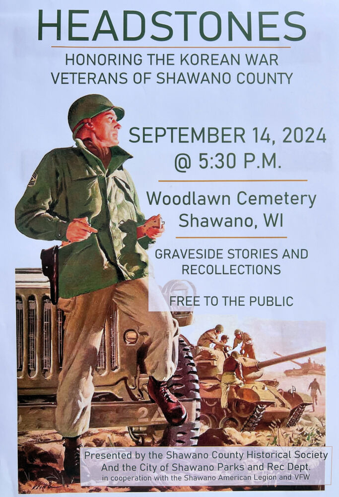 Headstone Walk - Honoring Our Korean War Veterans - Shawano County ...